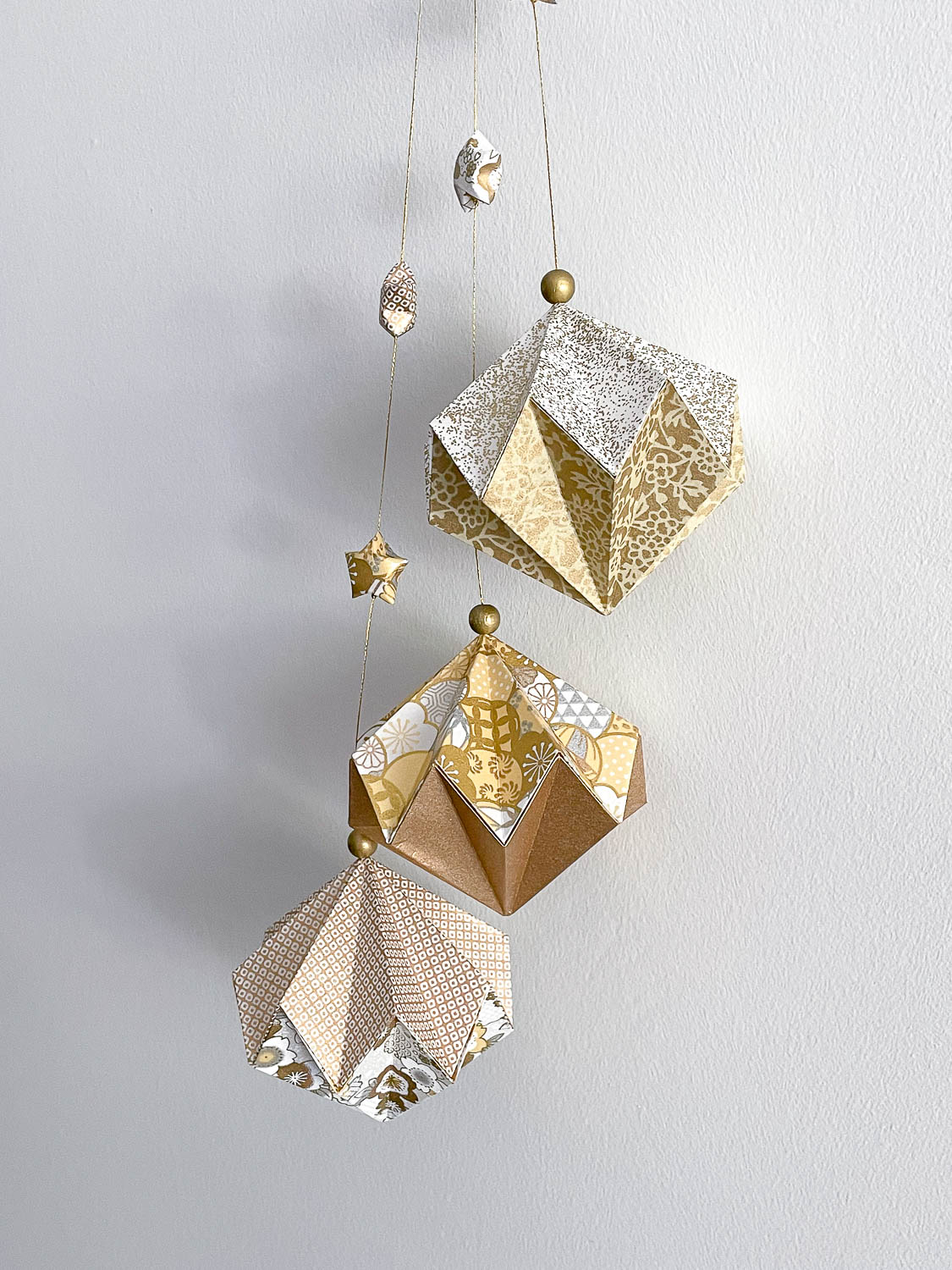 Parure de diamants « Manabu » - Ikigai Origami